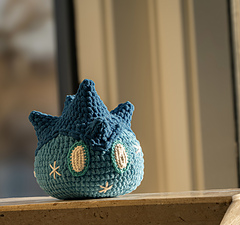 Ravelry: Genshin Impact Cryo Slime pattern by GelGreen