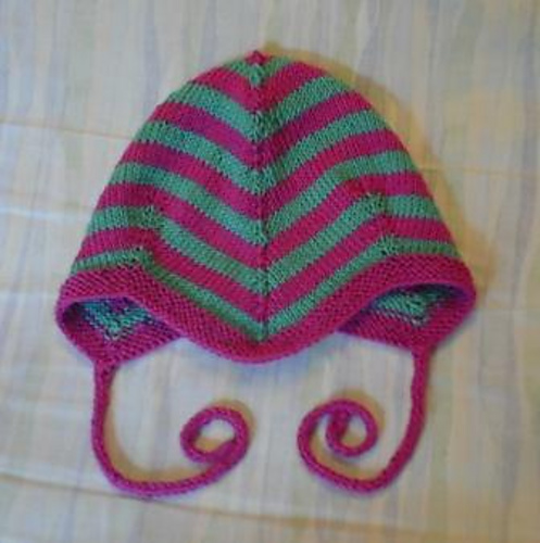 Ravelry: Baby Pilot Hat Modified pattern by Gerda Porter