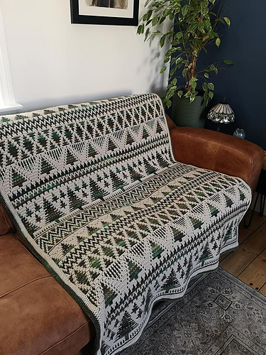 Ravelry: Sholach Mosaic Afghan pattern by Abi McIntyre