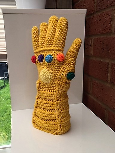 Ravelry: The Avengers Infinity Gauntlet pattern by Teenie Crochets