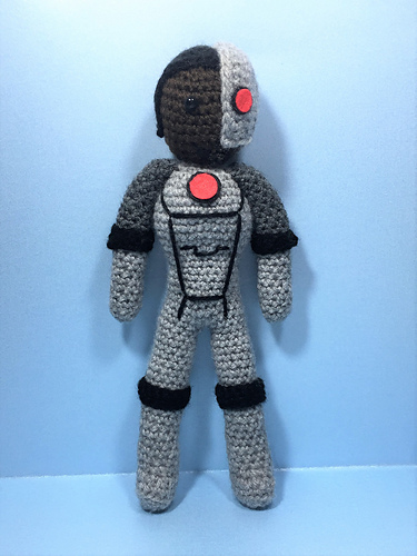 Ravelry: Superhero Cyborg pattern by Teenie Crochets