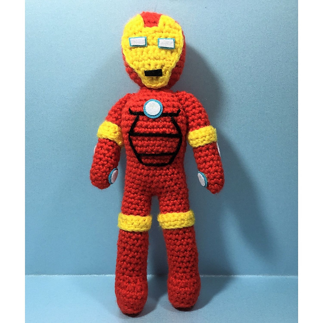 Ravelry: Superhero Iron Man pattern by Teenie Crochets