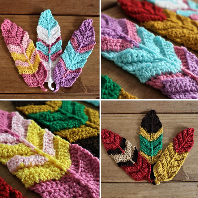Ravelry: Feathers pattern by Teenie Crochets