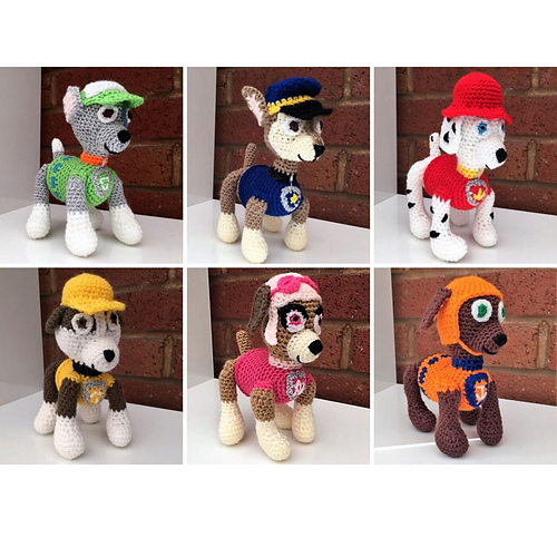Ravelry: Paw Patrol Chase pattern by Teenie Crochets
