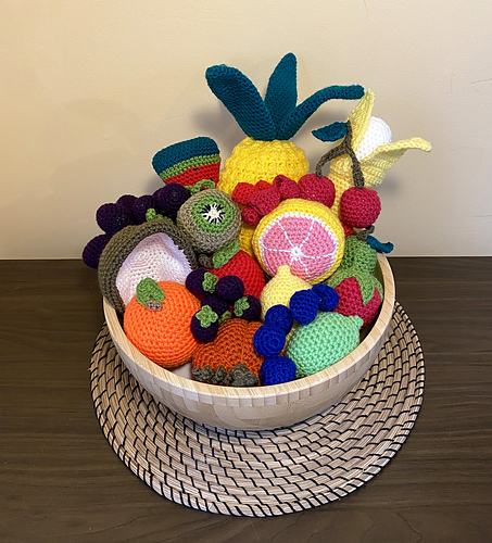 Ravelry: 18 Crochet Fruits pattern by Teenie Crochets