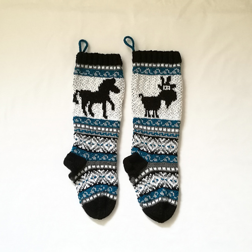 Ravelry: Horse Christmas Stockings pattern by Gigi Knits