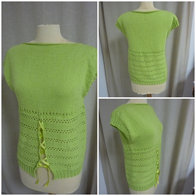 Ravelry: Top en coton pattern by Virginie MAFETY