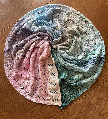 Ravelry: Carolyn Wrap pattern by Yvonne Poon