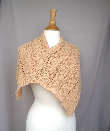 Ravelry: Paz Shoulder Wrap pattern by Emily Johannes