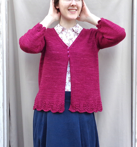Ravelry: Raspberry Cardigan pattern by Emily Johannes