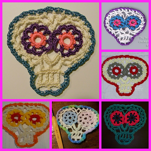 Ravelry: Sugar Skull - Applique pattern by Glamour4You