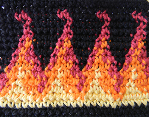 Ravelry: Graph Chart - Flames pattern by Glamour4You