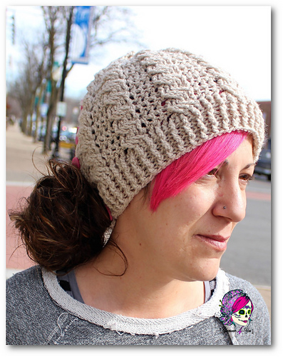 Ravelry: Glam Magic Cable Bun Hat pattern by Glamour4You