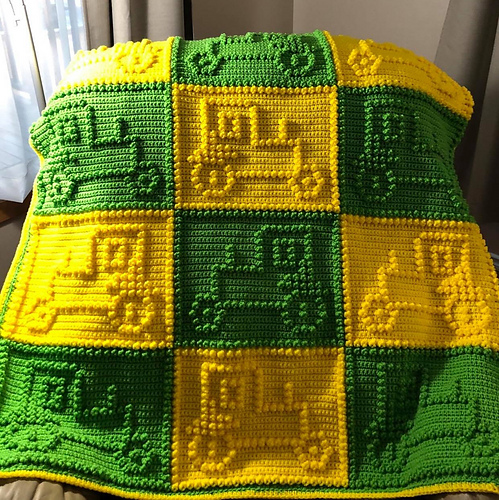 Ravelry: Tractor Blocks pattern by Glee Workman