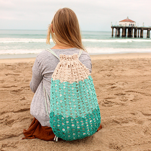 Ravelry: Seafoam Beach Backpack pattern by Julie King