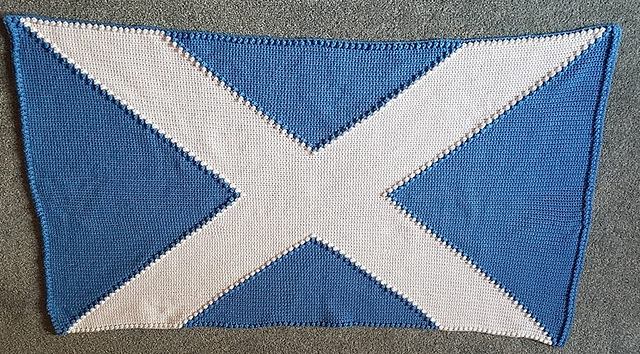 Ravelry: Scotland Flag pattern by Glee Workman