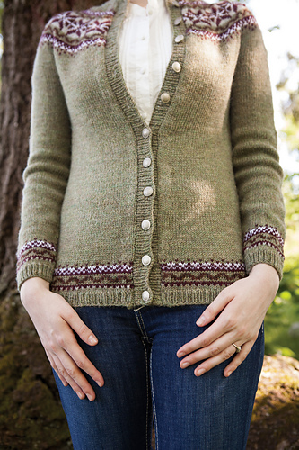 Ravelry: Sugar Maple Cardigan pattern by Glenna C.