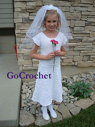 Ravelry: First Communion Dress pattern by Ellen Gormley