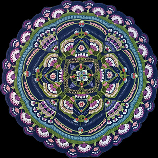 Ravelry: Goffel's Folksy Chrysalis Throw