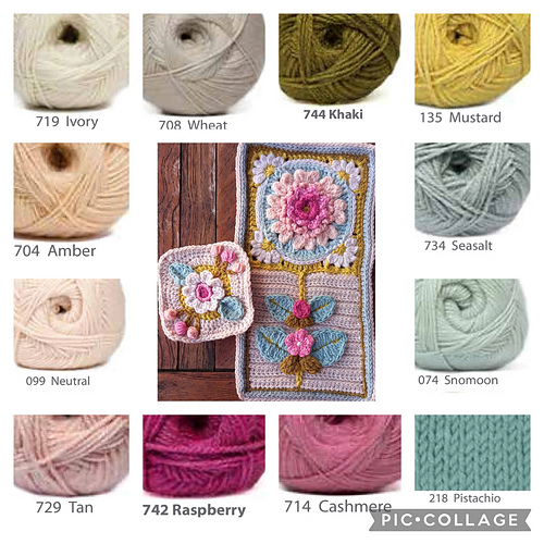 Ravelry: Goffel's Blommeveld Vintage CAL