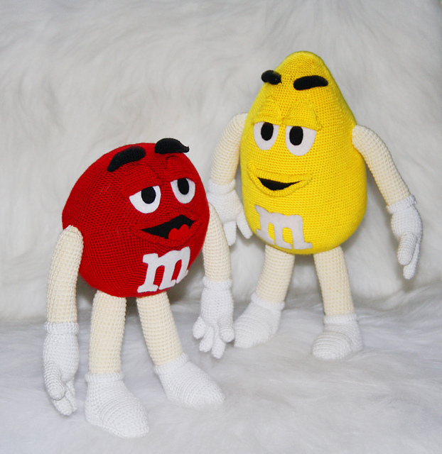 Ravelry: M&M candy pattern by Laila Lielbarde