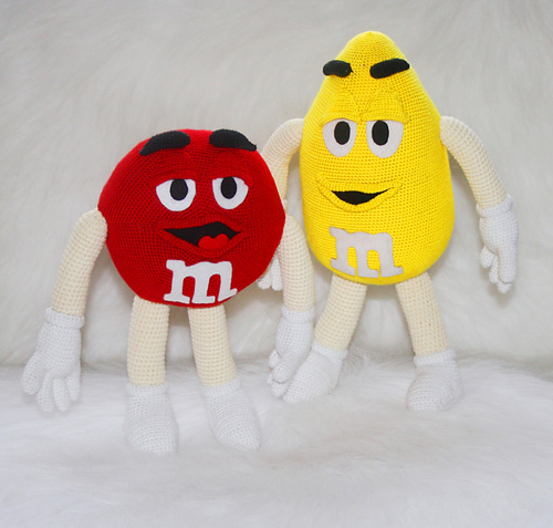 Ravelry: M&M candy pattern by Laila Lielbarde