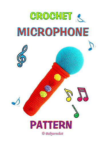 Ravelry: Colorful Microphone pattern by Laila Lielbarde