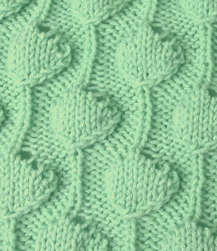 Ravelry: Palm Tree Puff Baby Blanket pattern by Golden Heart Knitting