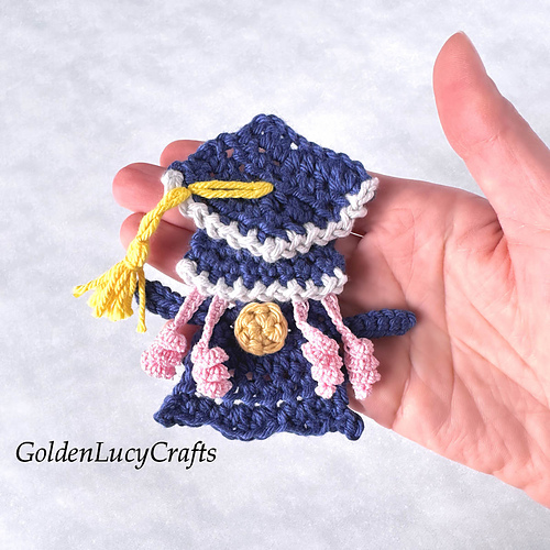 Ravelry: Graduation Girl Gnome pattern by GoldenLucyCrafts