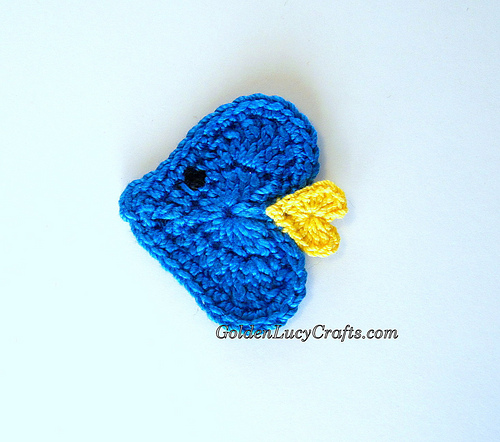 Ravelry: Fish Applique pattern by GoldenLucyCrafts