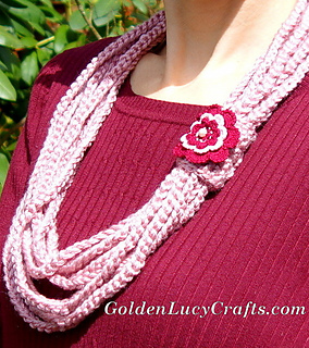 Ravelry: Chain Scarf, Necklace pattern by GoldenLucyCrafts