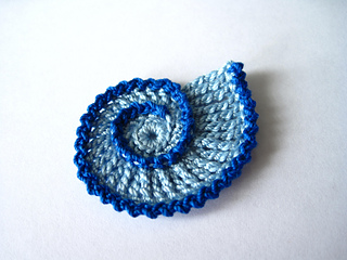 Ravelry: Sea Shell Applique pattern by GoldenLucyCrafts