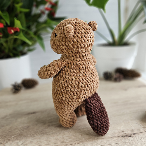 Ravelry: Crochet Beaver, Nutria, Capybara, Marmot or Otter pattern by ...