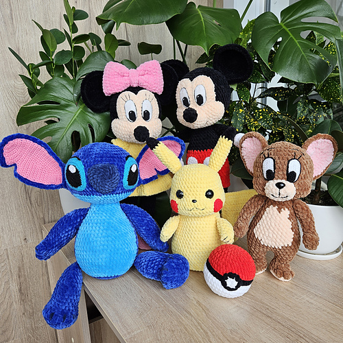 Ravelry: Plush Jerry Mouse pattern by Goozell Tinchurina