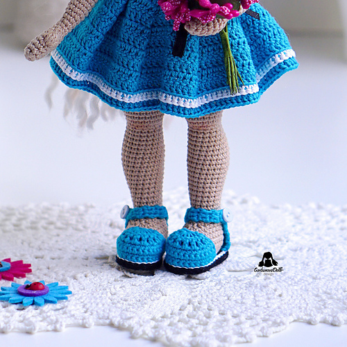 Ravelry: Michelle Crochet Doll with Clothes pattern by Yulia Gorbunova