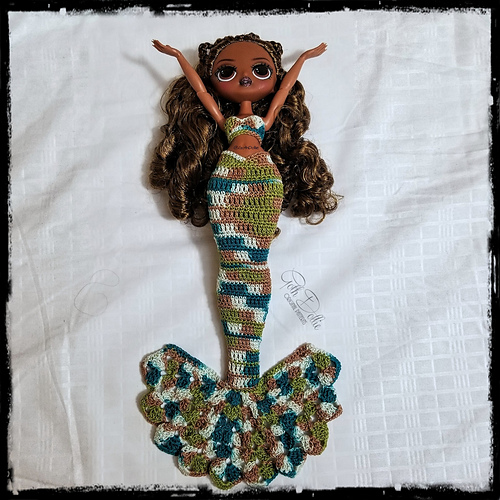 Ravelry: LOL OMG Fierce doll Mermaid pattern by Elizabeth Mauricio