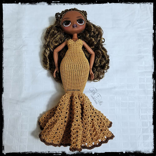 Ravelry: LOL OMG Fierce doll ADDY gown pattern by Elizabeth Mauricio