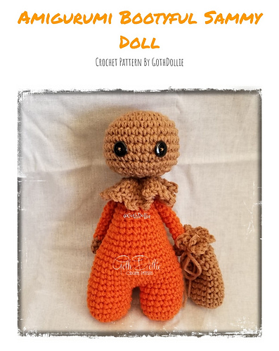 Ravelry: Amigurumi Bootyful Sammy doll pattern by Elizabeth Mauricio