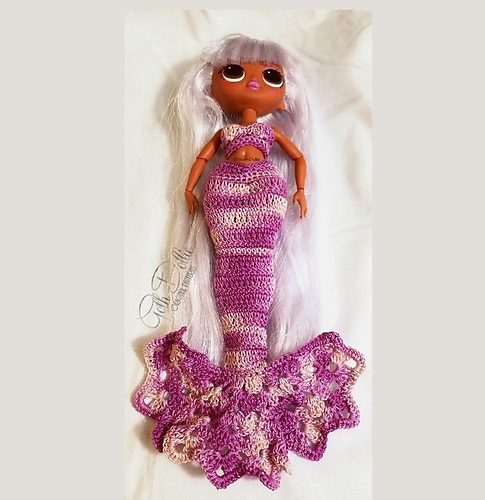 Ravelry: Lol Omg Doll Mermaid Outfit pattern by Elizabeth Mauricio
