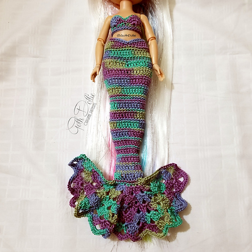 Ravelry: RH Doll Mermaid Outfit pattern by Elizabeth Mauricio
