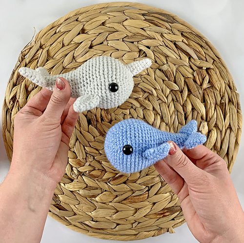 Ravelry: Amigurumi Whale and Narwhal pattern by Grace and Yarn