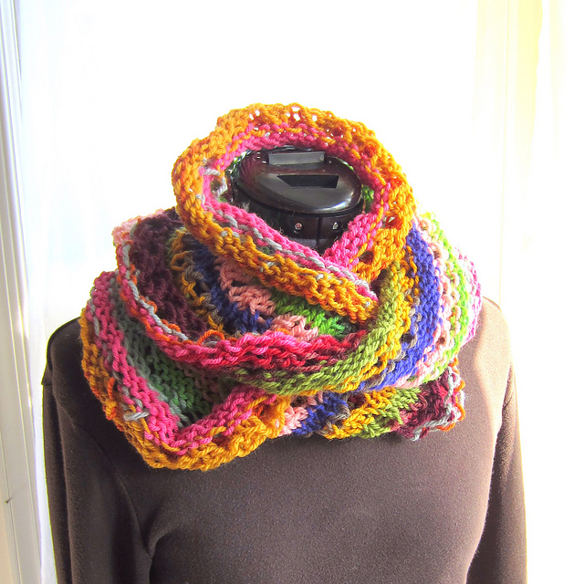 Ravelry: Rainbow Infinity Scarf pattern by GraceG2