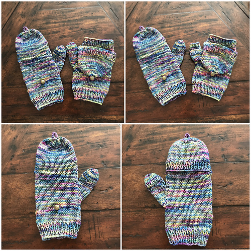 Ravelry: Convertible Flip Top Mittens pattern by Grace Rose