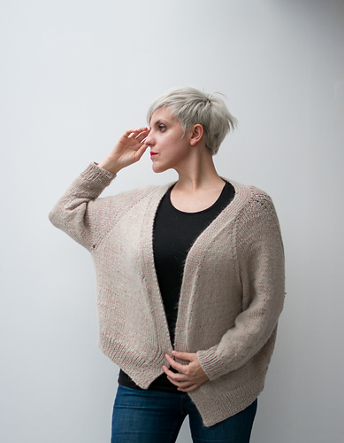 Ravelry: Flâner Jacket Dk pattern by Karen Broz