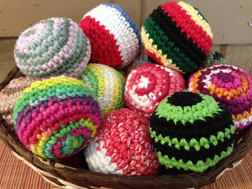 Ravelry: Hacky Sack/Foot Bag/Bean Bag pattern by Gramma Beans