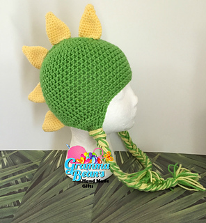 Ravelry: Dragon Spikes Mohawk Beanie pattern by Gramma Beans