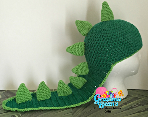 Ravelry: Dragon Spikes Mohawk Beanie pattern by Gramma Beans