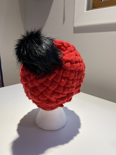 Ravelry: Checkered Chess Champ Entrelac Hat pattern by Carol Wells