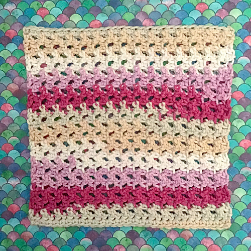 Ravelry: Lemon Peel Mesh Washcloth pattern by Grandma Duck Designs