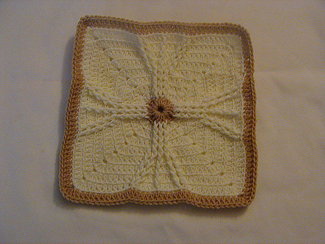 Ravelry: Shield of Honor Version 1-12" Square pattern by Melinda Hobgood